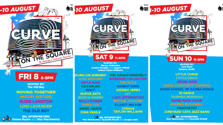 FULL LINE-UP ANNOUNCED FOR CURVE ON THE SQUARE - A WEEKEND OF FREE LIVE ...